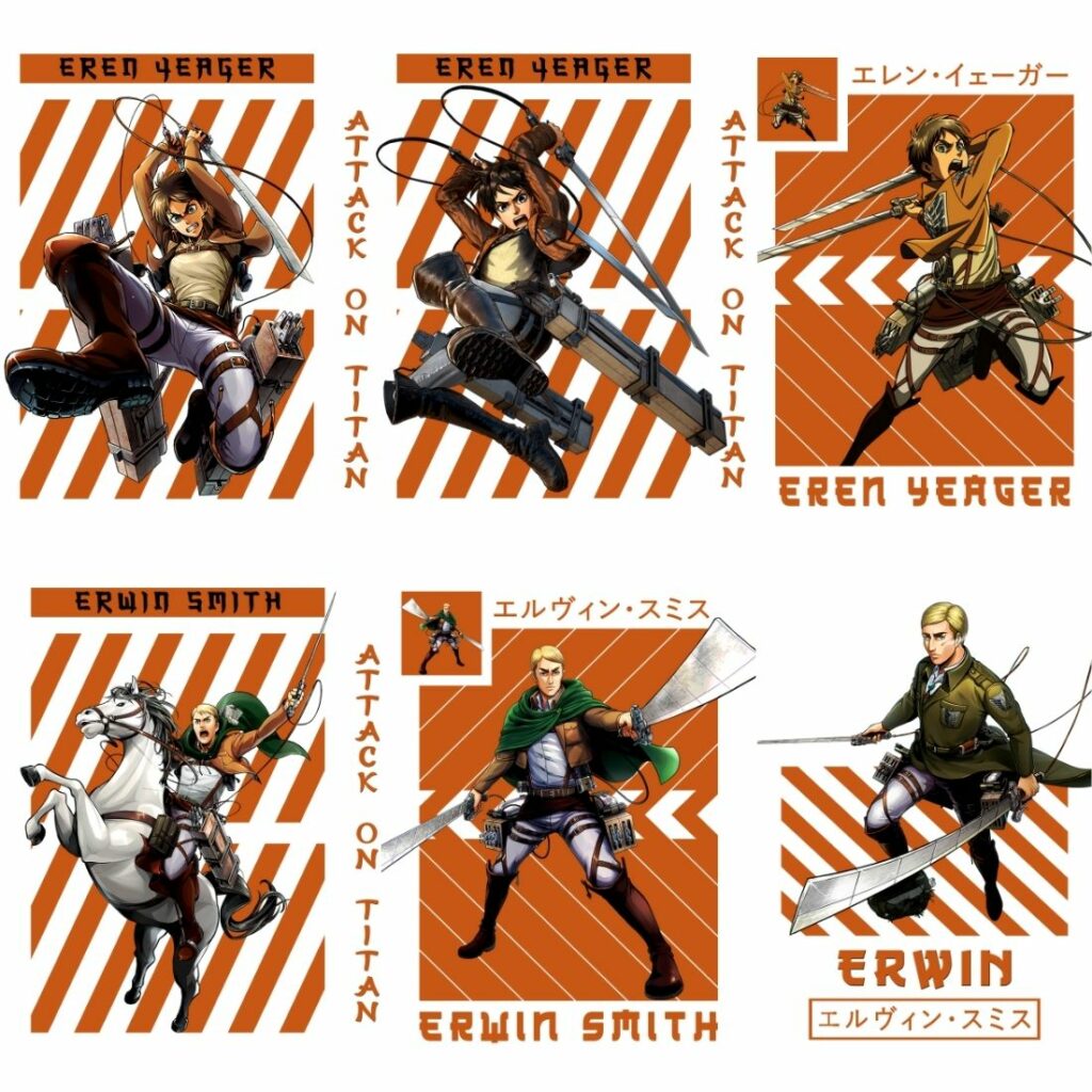 51 Attack on Titan Design Bundle - MasterBundles