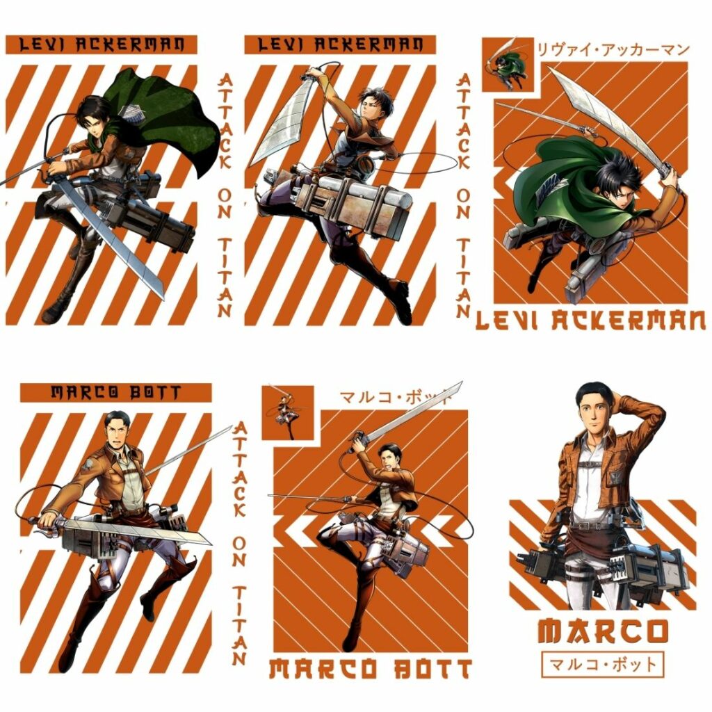 51 Attack on Titan Design Bundle - MasterBundles