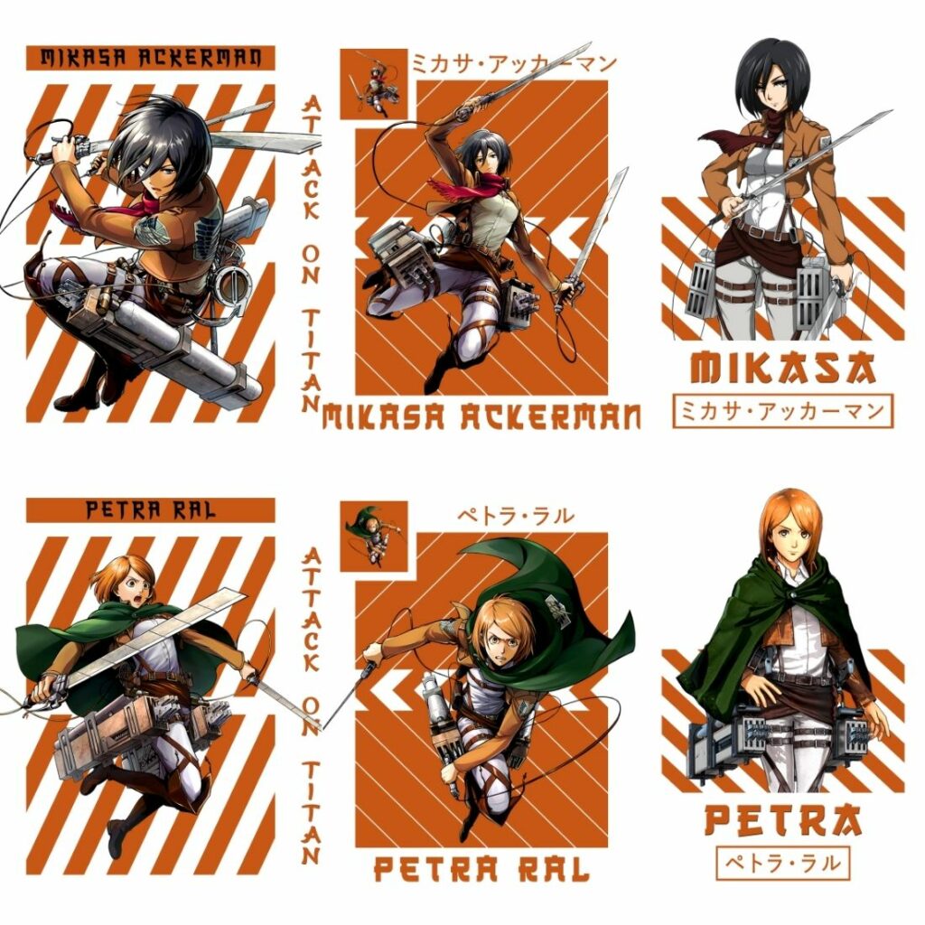 51 Attack on Titan Design Bundle - MasterBundles