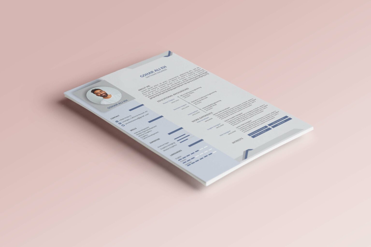 Creative Professional Resume Cv - MasterBundles