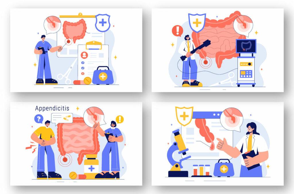 9 Appendicitis Inflammation Illustration - MasterBundles