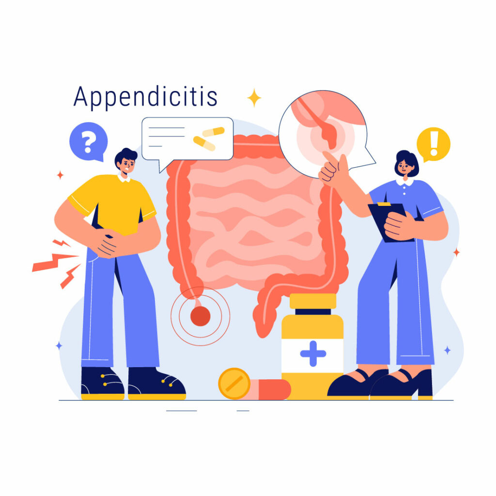 9 Appendicitis Inflammation Illustration - MasterBundles