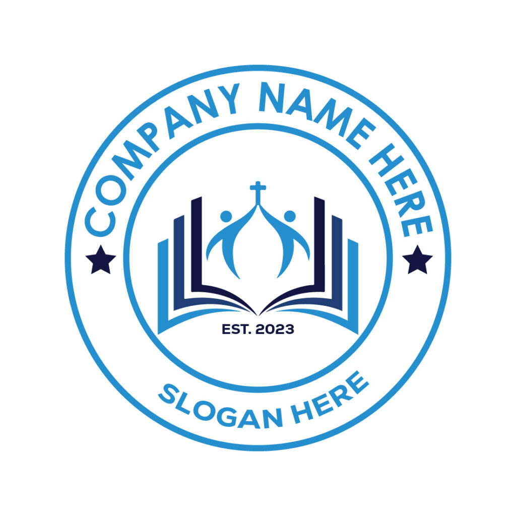 Church Logo or Icon Design Vector Image Template - MasterBundles