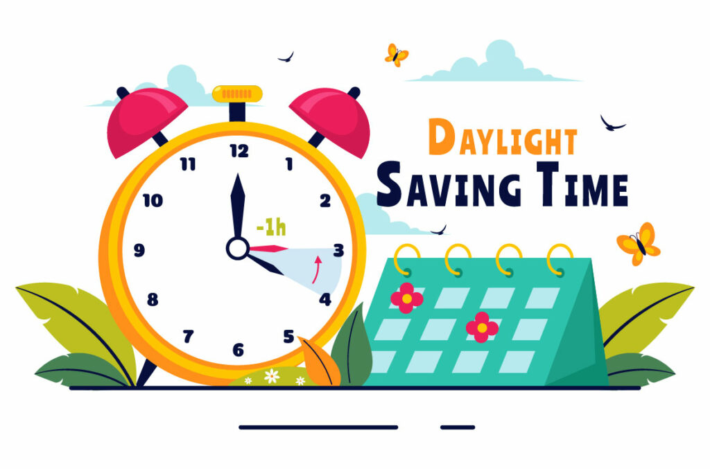 11 Daylight Saving Time Illustration - MasterBundles