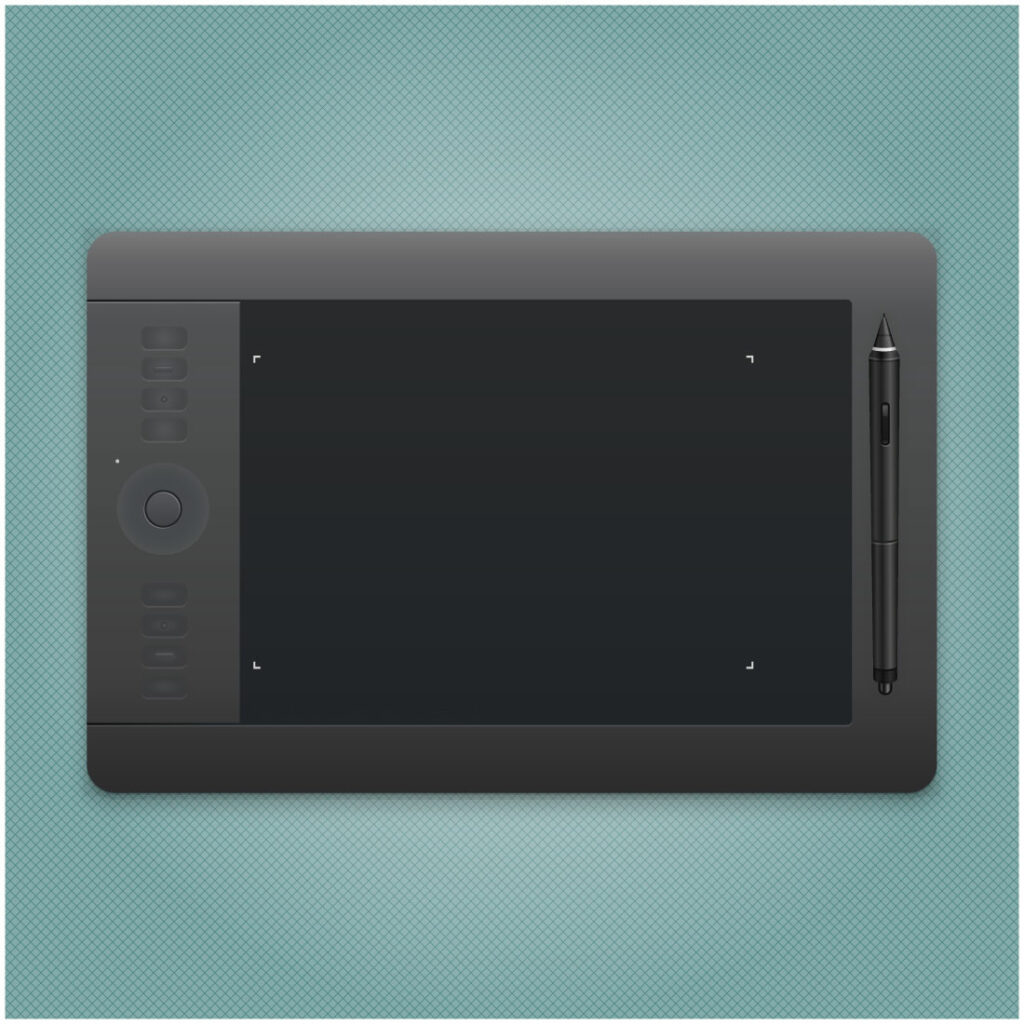 Drawing Tablet Vector - MasterBundles