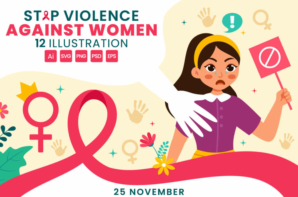 12 Stop Violence Against Women - MasterBundles