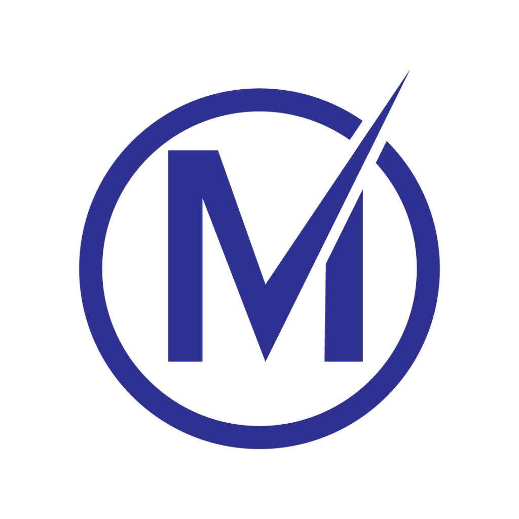 Initial Letter M Logo or Icon Design Vector Image Template - MasterBundles