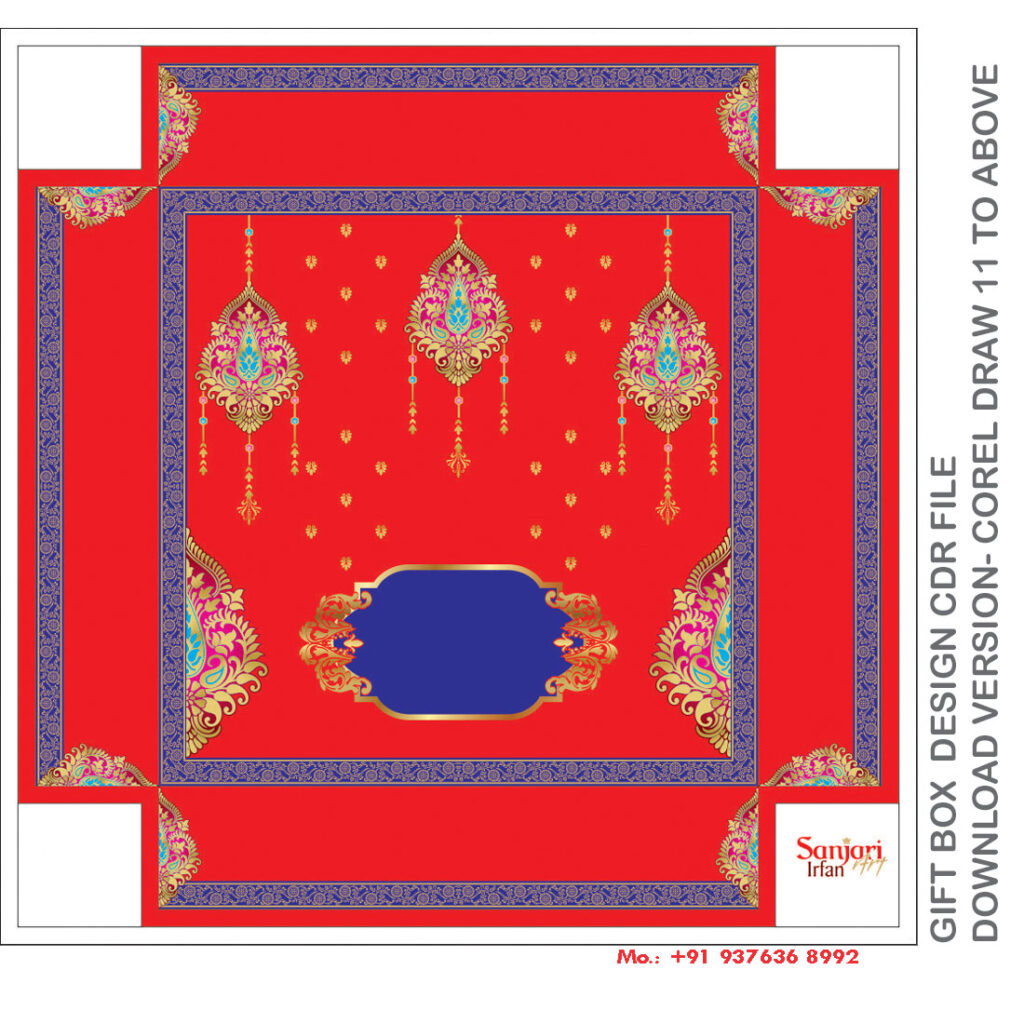GIFT BOX DESIGN CDR FILE DOWNLOAD VERSION- COREL DRAW 11 TO ABOVE FULL ...