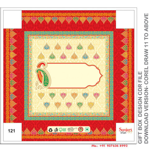 GIFT BOX DESIGN CDR FILE DOWNLOAD VERSION- COREL DRAW 11 TO ABOVE FULL ...