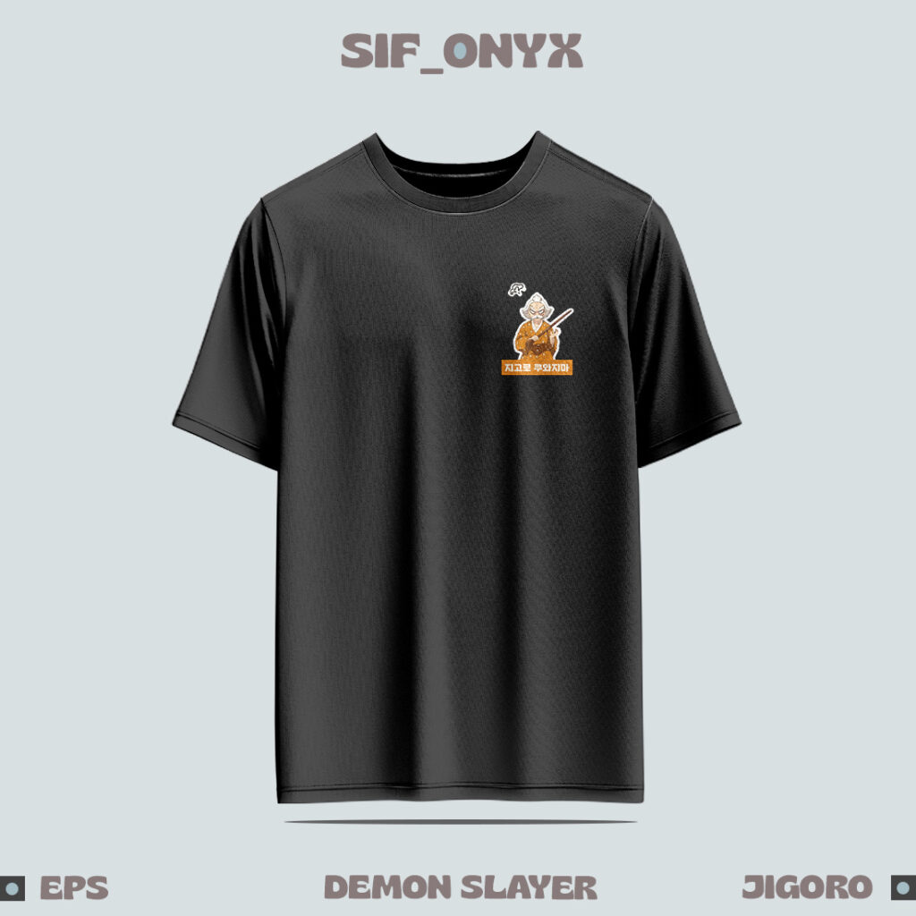 Anime t shirt , demon slayer character, Jigoro Kuwajima - MasterBundles