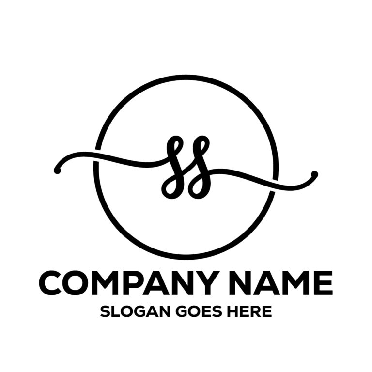 Letter SS Logo or Icon Design Vector Image Template - MasterBundles