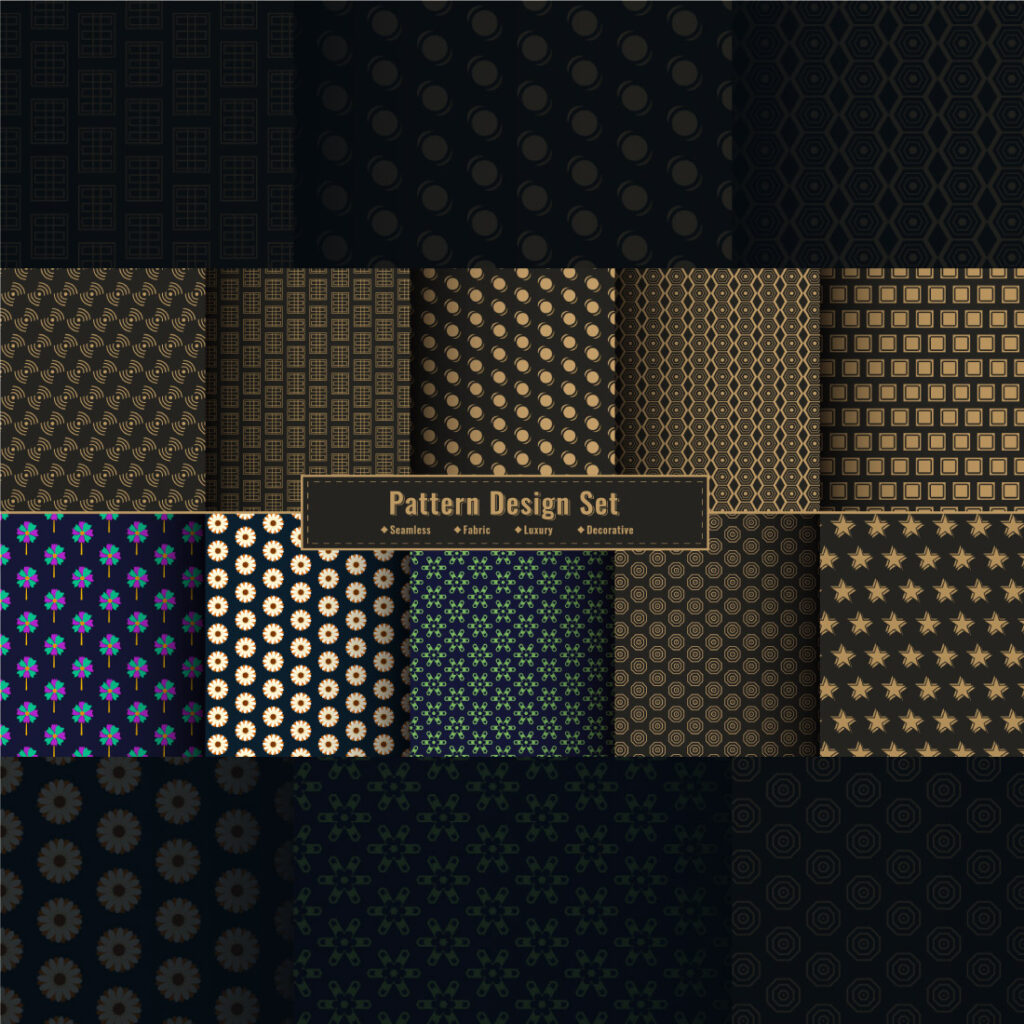 colorful seamless fun pattern - MasterBundles