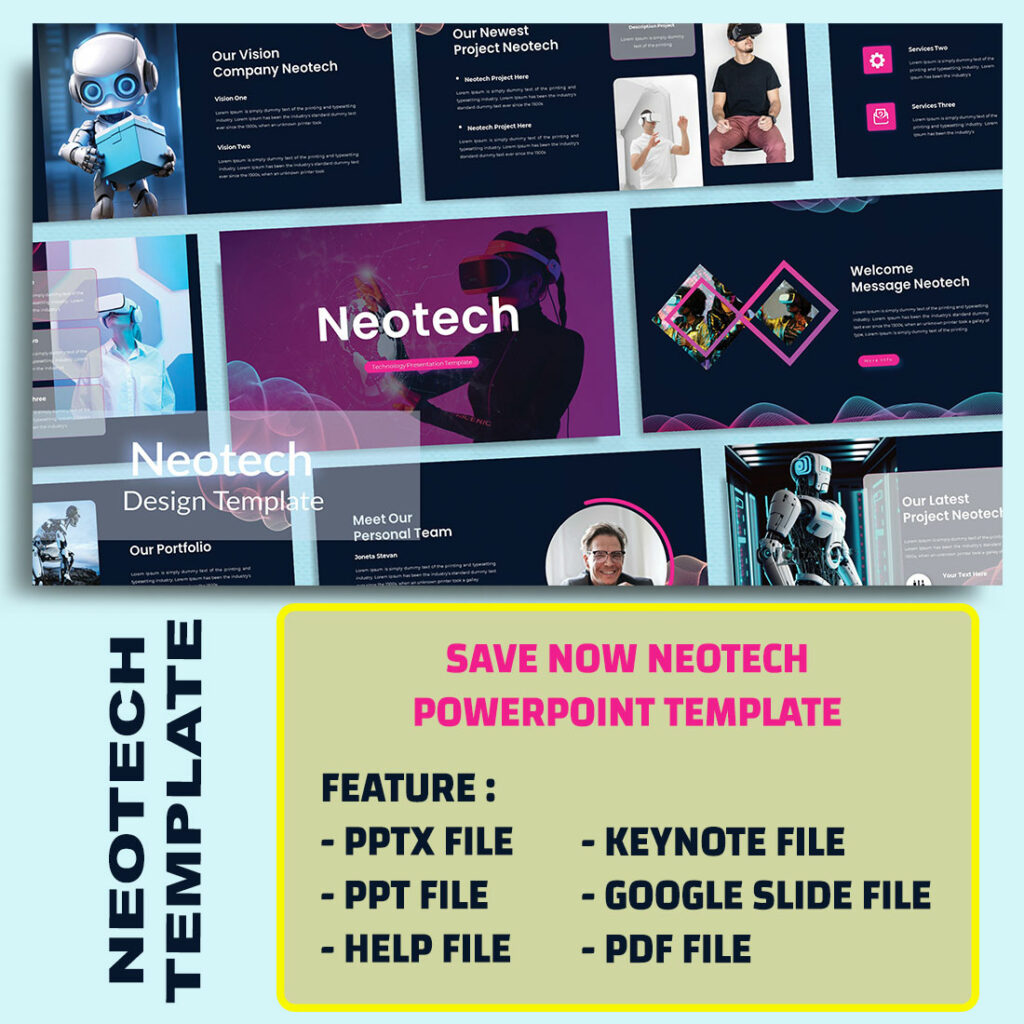 Neotech Powerpoint Template - MasterBundles