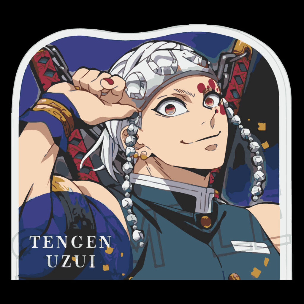 Anime t shirt , demon slayer character, Tengen-Uzui - MasterBundles