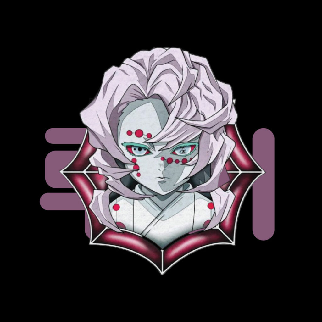 Anime t shirt , demon slayer character, Rui - MasterBundles