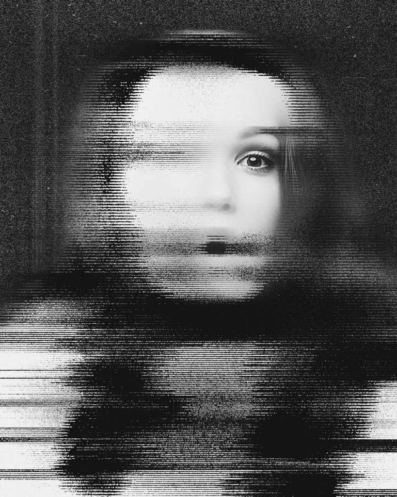 Smudge Photocopy Scan Photo Effect - MasterBundles