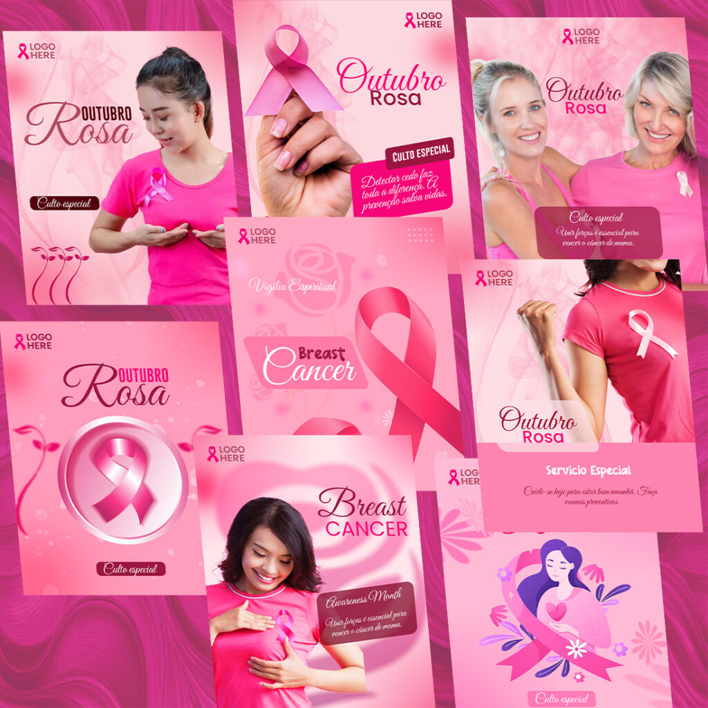 Social Media | Outubro Roda Template - MasterBundles