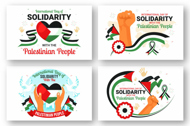 12 Day of Solidarity with the Palestinian People Illustration ...