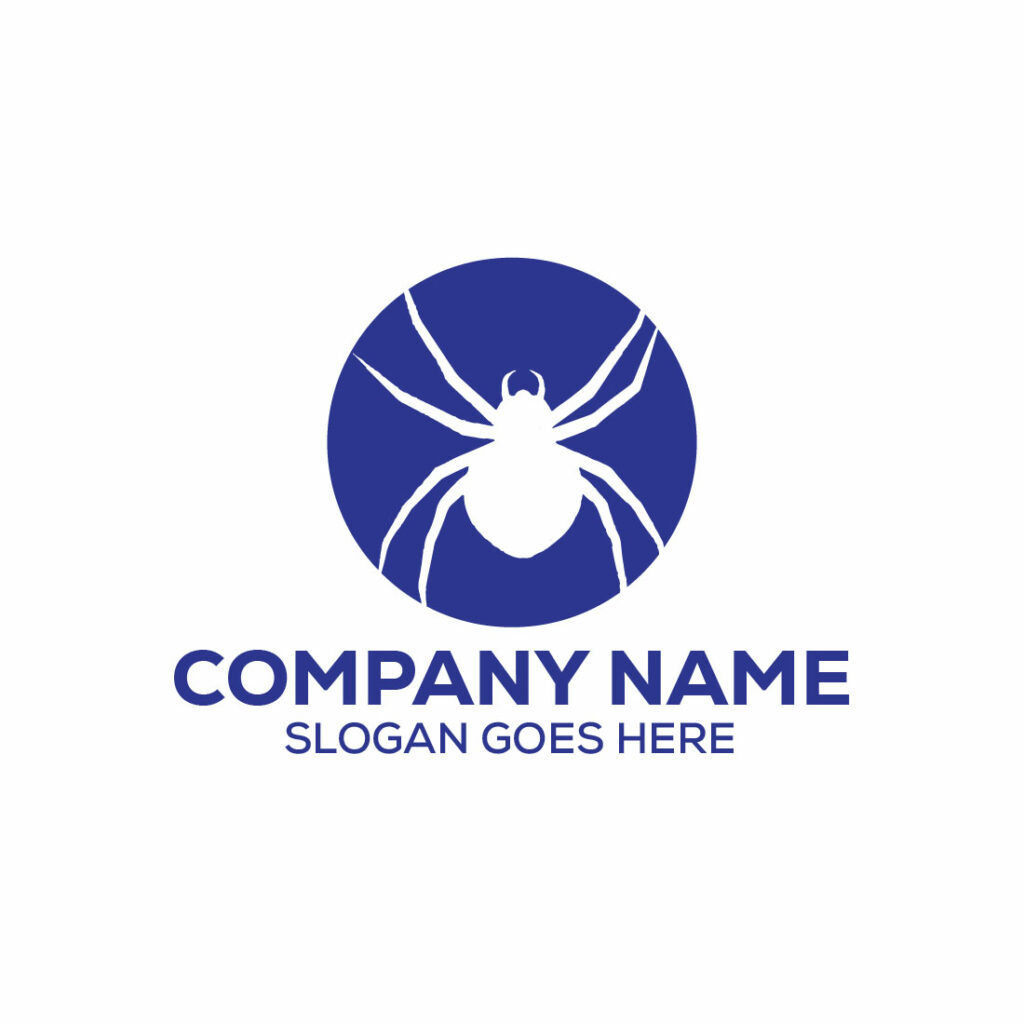 Spider Logo or Icon Design Vector Stock Template - MasterBundles