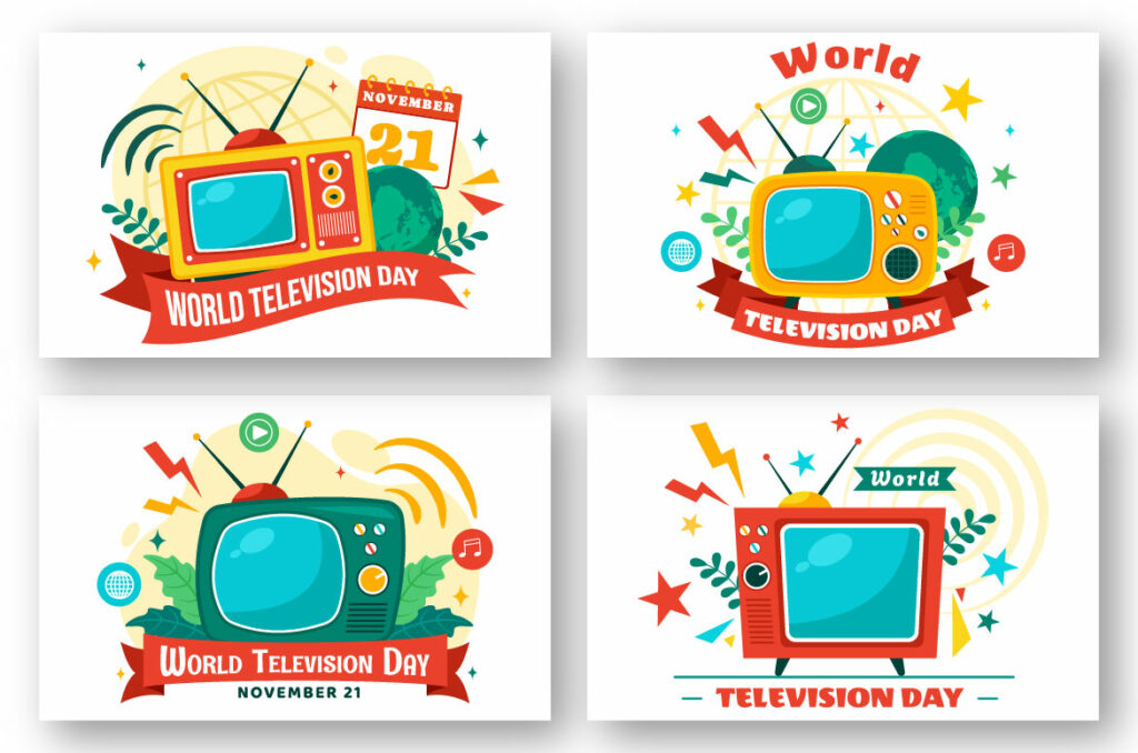 13 World Television Day Illustration - MasterBundles
