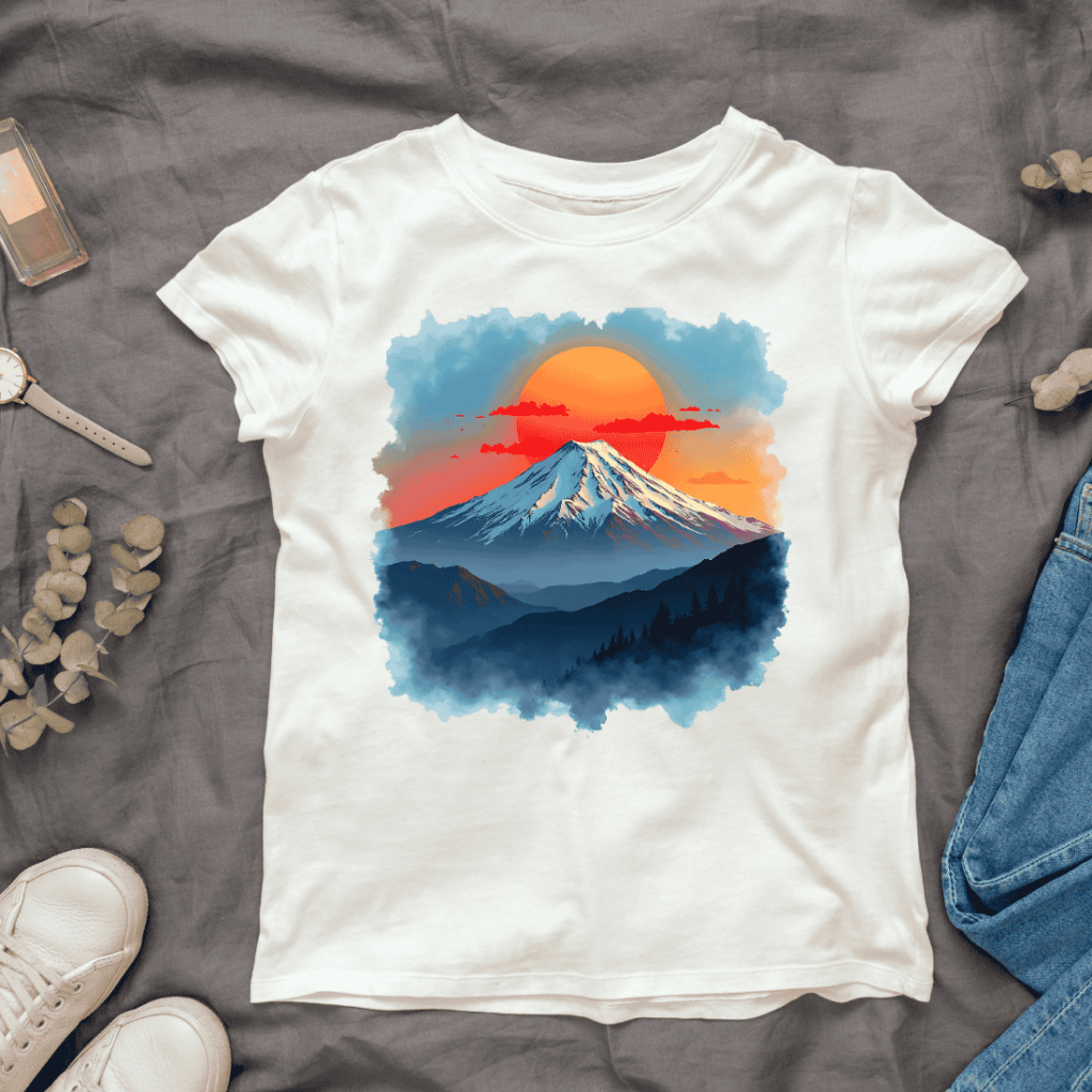 Beautiful Mount T-shirt Design - MasterBundles