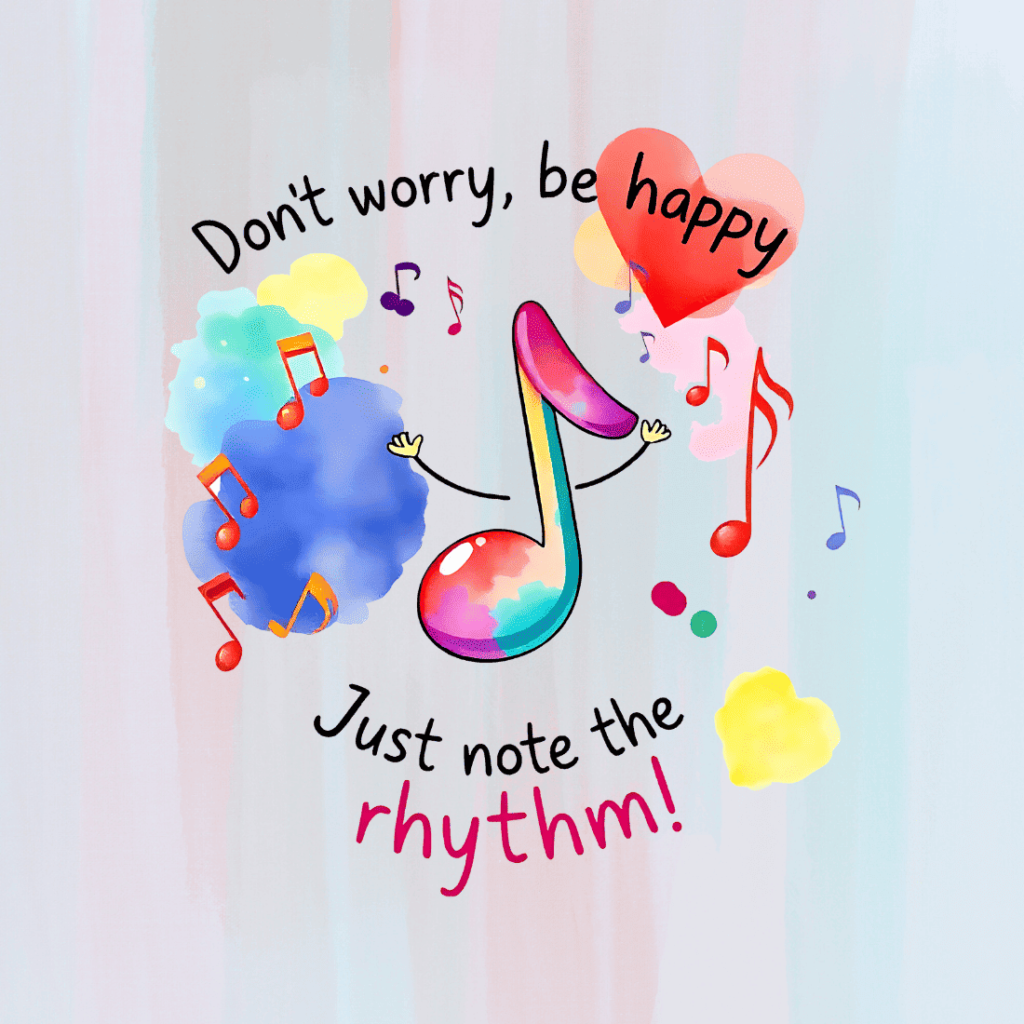 Musical Note Quote T-Shirt Design - MasterBundles