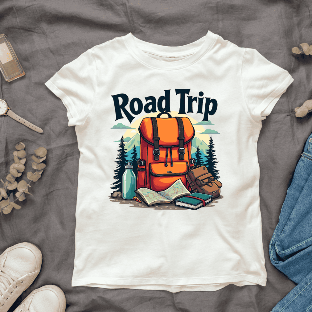 Road Trip Adventure Graphic T-shirt Design - MasterBundles
