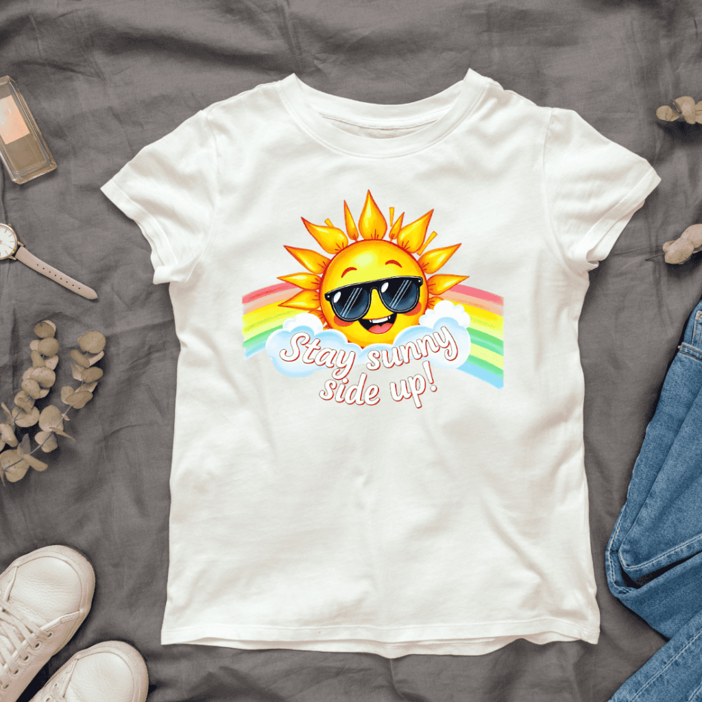 Stay Sunny Side Up T-Shirt Design - MasterBundles