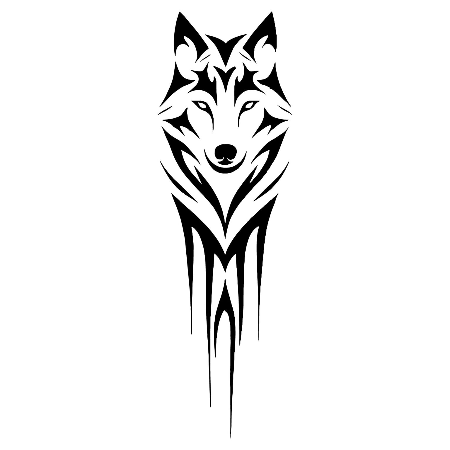 Tech Wolf Head Logo – Sleek and Futuristic Design for Cutting-Edge ...