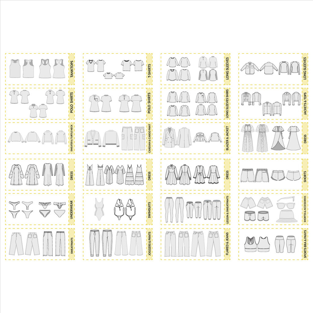 Womenswear Vector Mockup Bundle - MasterBundles