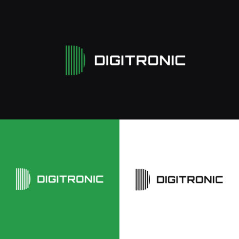 DIGITRONIC LOGO DESGIN AND DIGITAL MARKEITING USE - MasterBundles