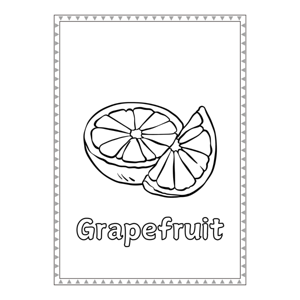 50 juicy fruits coloring book pages - MasterBundles