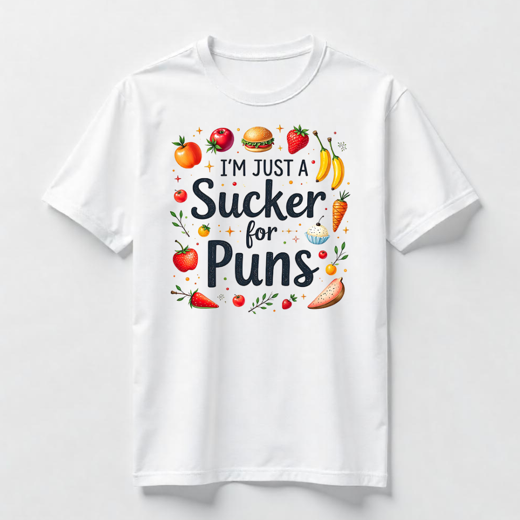 Watercolor I'm Just a Sucker for Puns Food T-Shirt Design Bundle ...