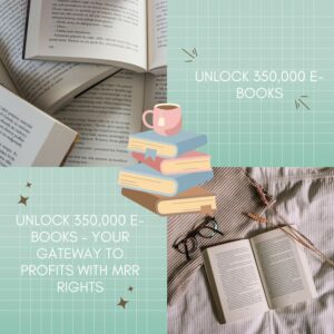350,000+ eBooks Collection | PLR, MMR & Resale Rights Included | 15 ...