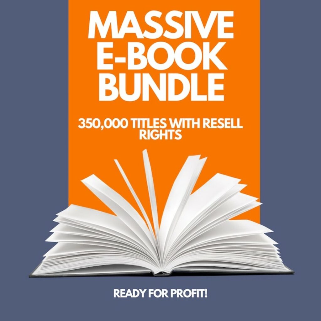 350,000+ eBooks Collection | PLR, MMR & Resale Rights Included | 15 ...