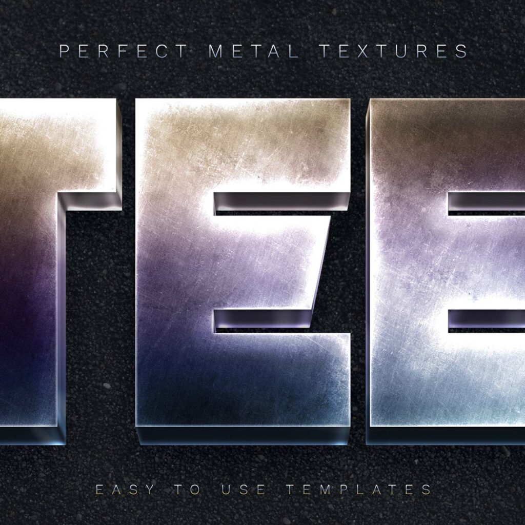 Metal Text and Logo Effects - MasterBundles