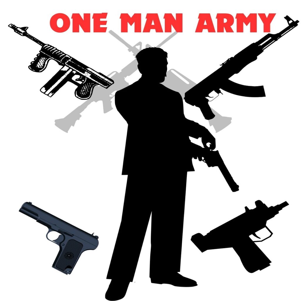 One Man Army" – Strength, Independence, and Power! - MasterBundles