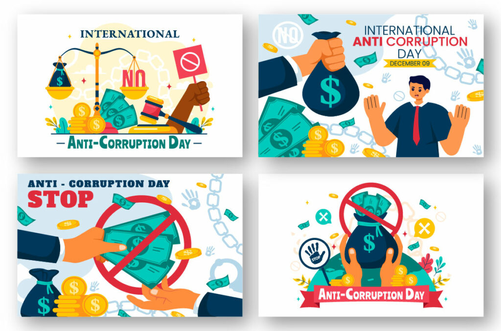 12 Anti Corruption Day Illustration - MasterBundles