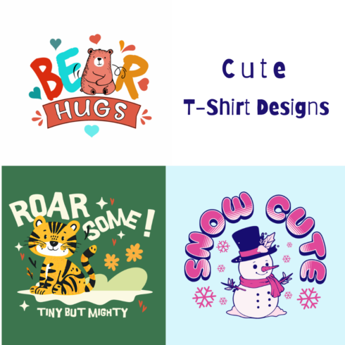 Cute T-Shirt Designs - MasterBundles