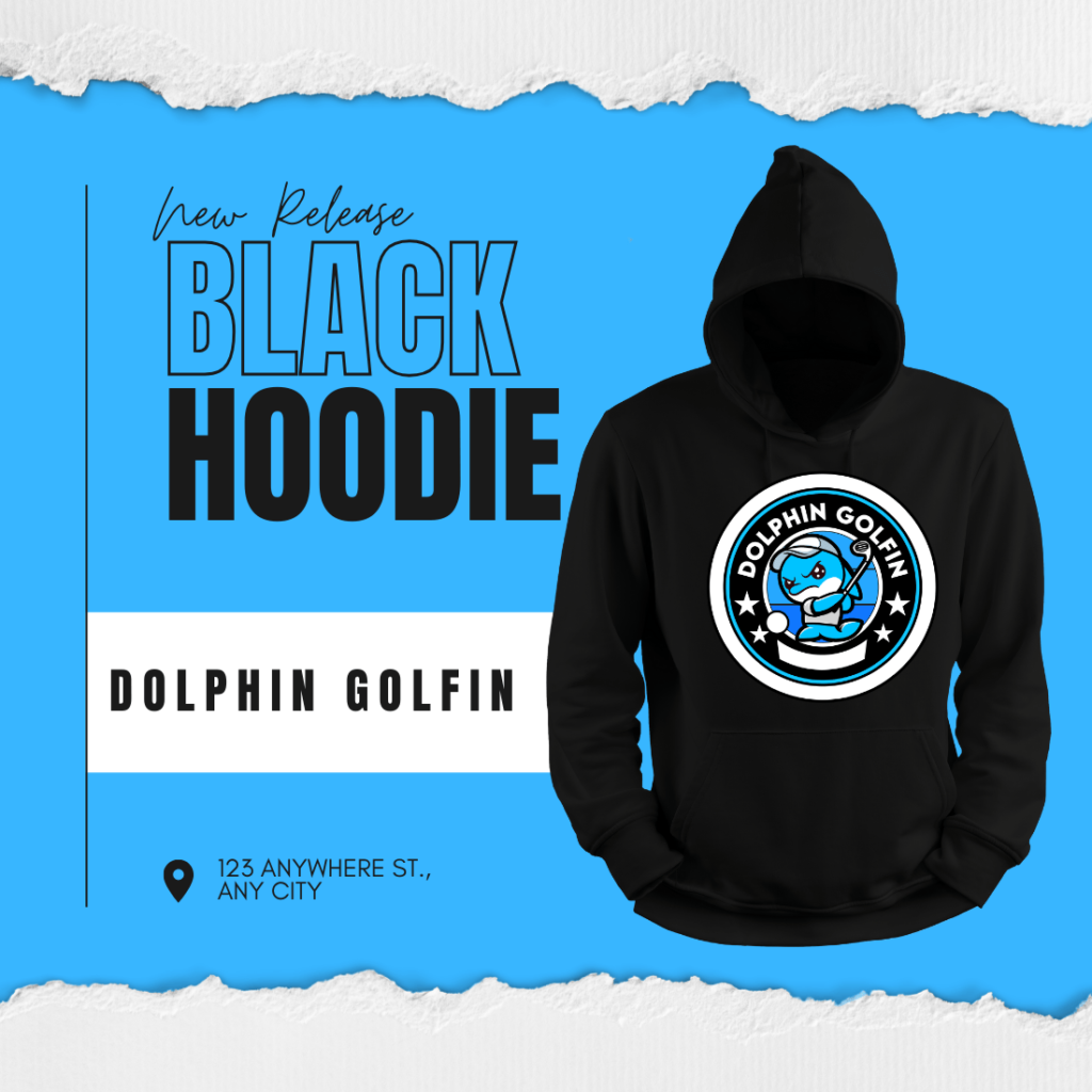 Dolphin Golfin Golfer Swinging T-shirt Design - MasterBundles