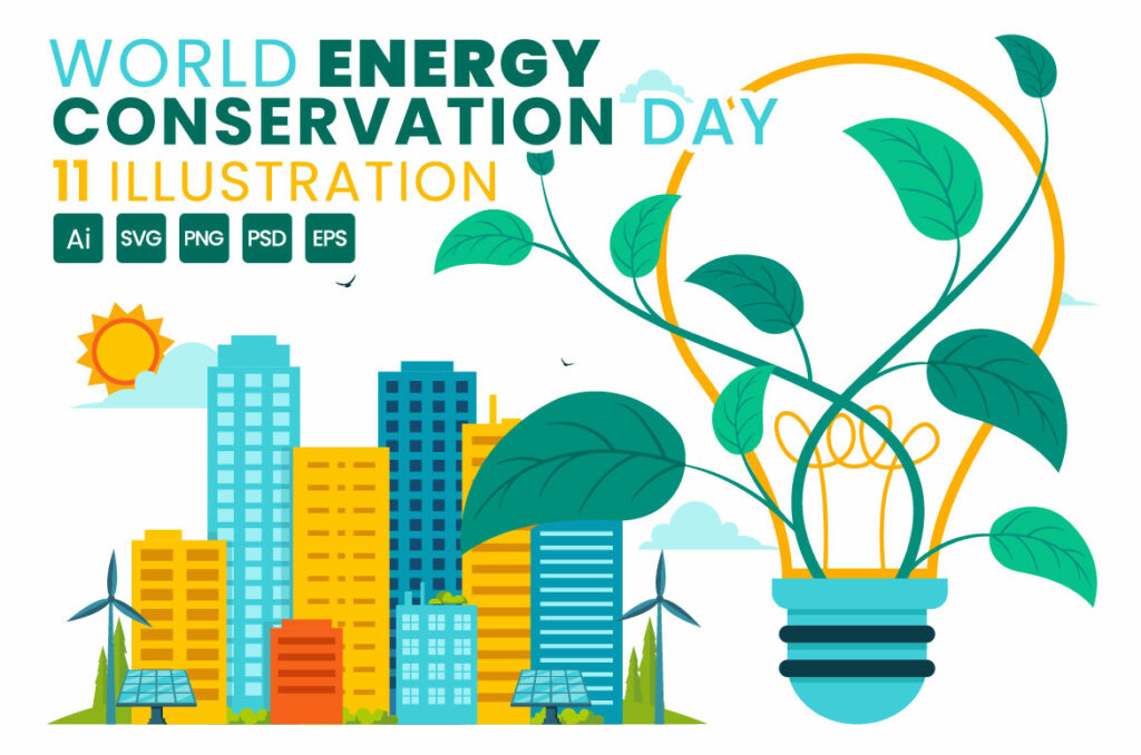 11 World Energy Conservation Day Illustration - MasterBundles
