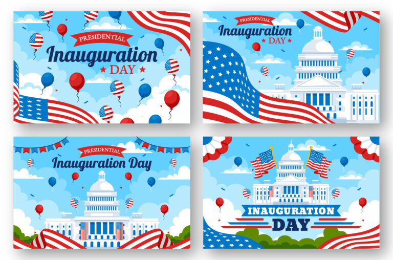 12 Presidential Inauguration Day Illustration - MasterBundles