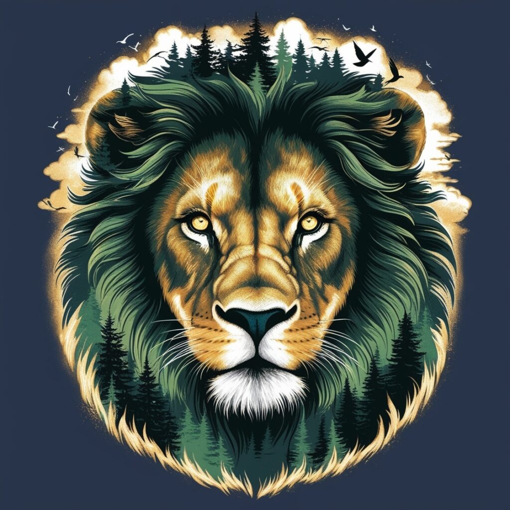 Lion of the Forest - MasterBundles