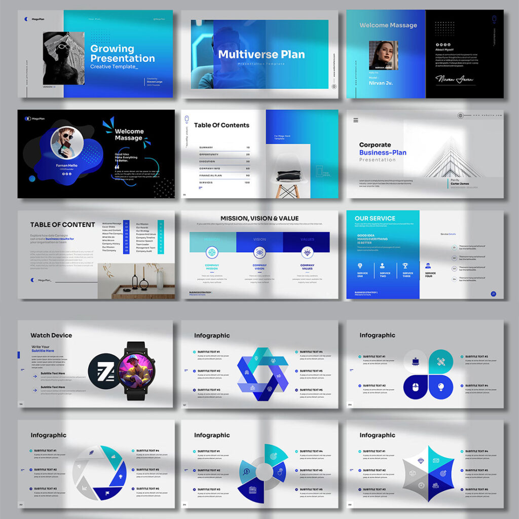 Mega 2025 Plan Presentation Template - MasterBundles