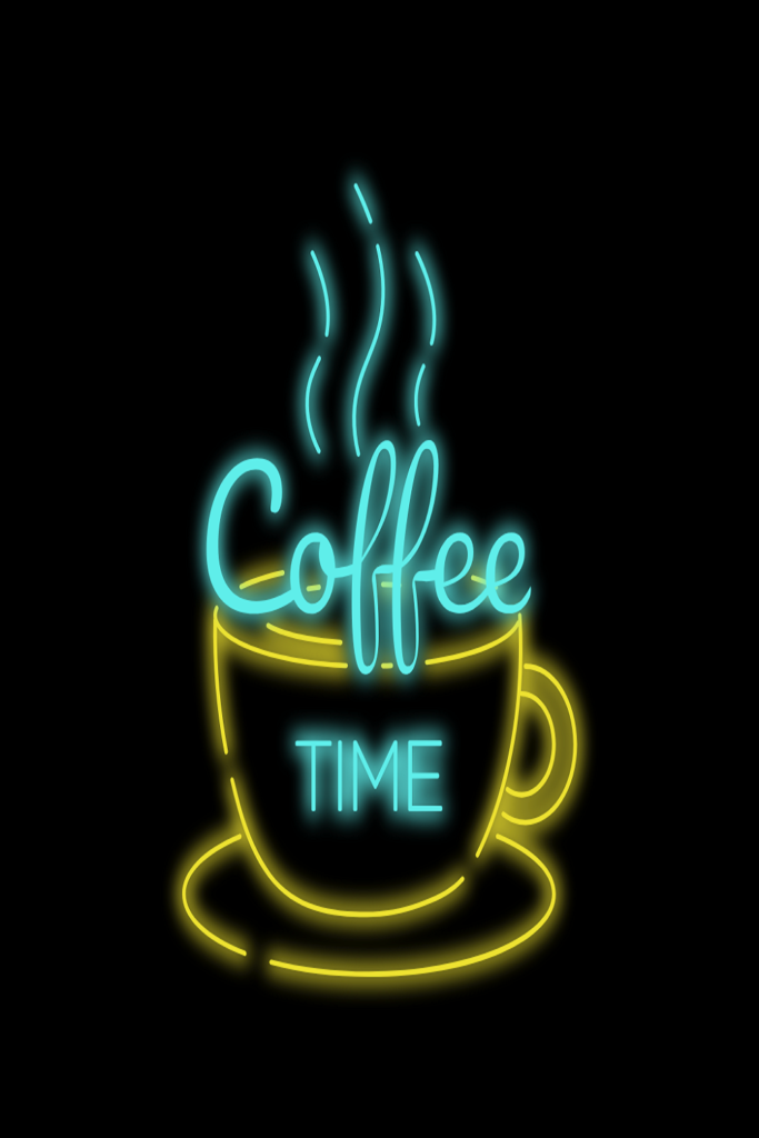 Blue and Yellow Neon Icons Icon Set - MasterBundles
