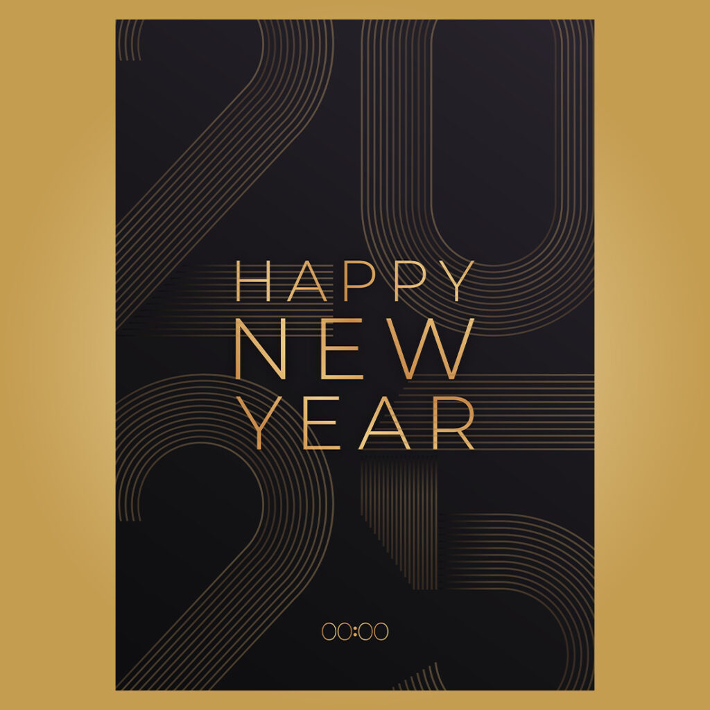 New Year Illustrated Flyer – MasterBundles