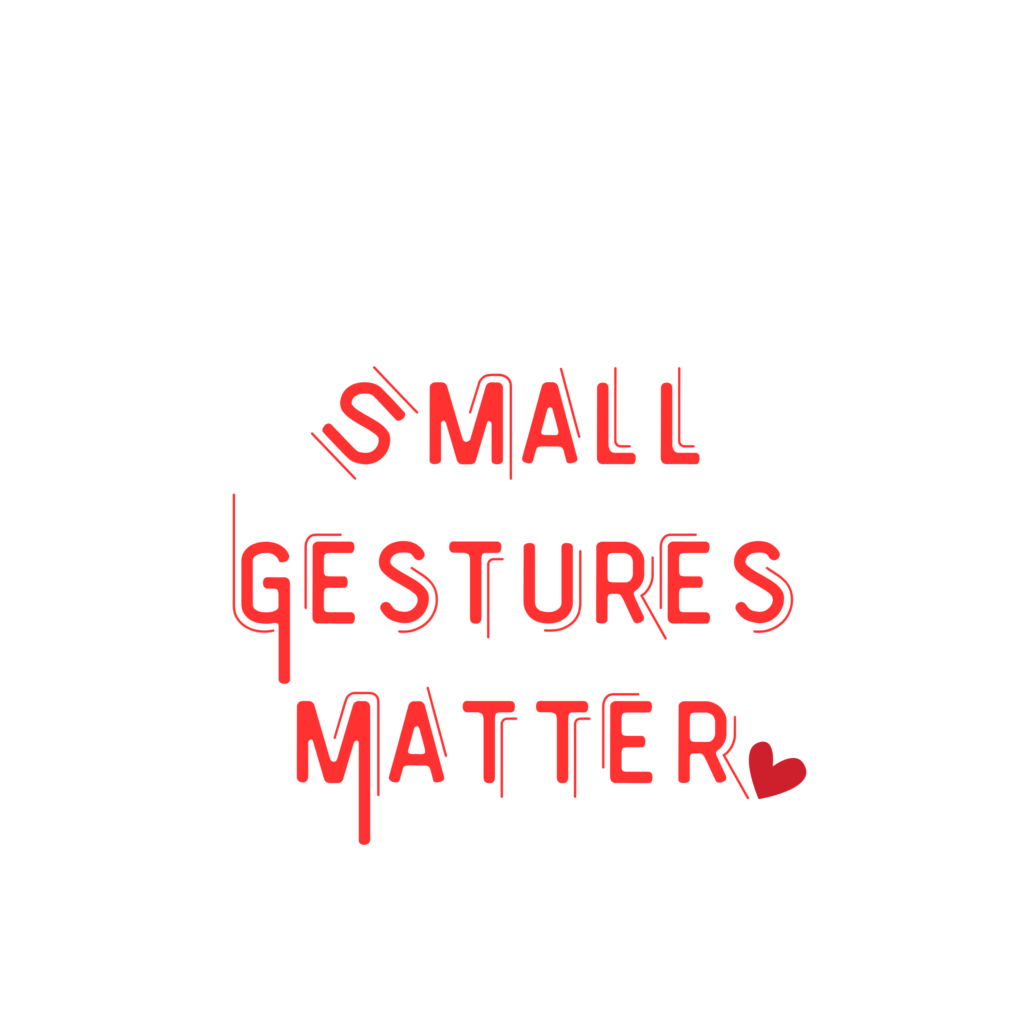 Small Gestures Matter Inspirational Typography Design - MasterBundles