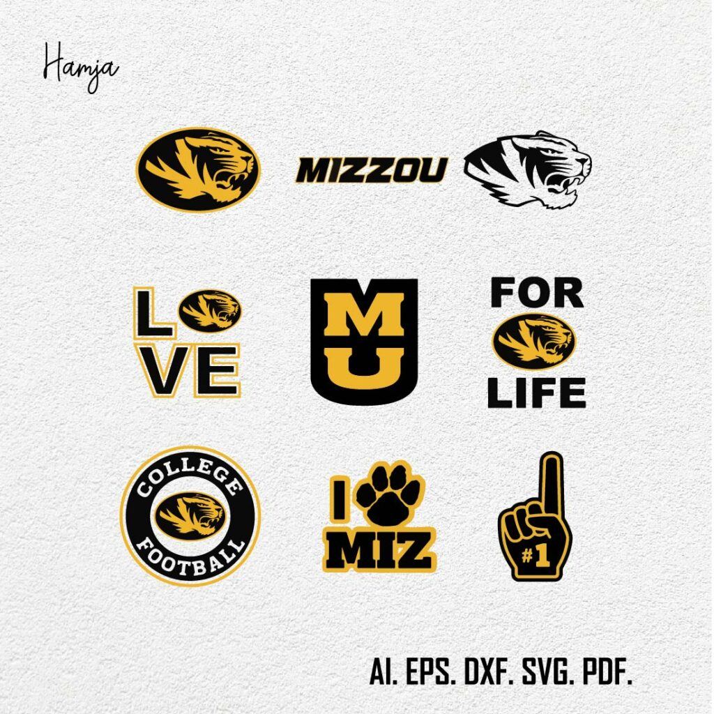 Missouri Tigers Bundle Logo Svg, Missouri Tigers Svg, Sport Svg ...