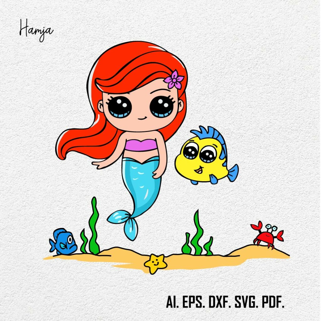 Mermaid Svg Cricut, Mermaid Bundle Svg, Mermaid Svg, Mermaid Clipart ...
