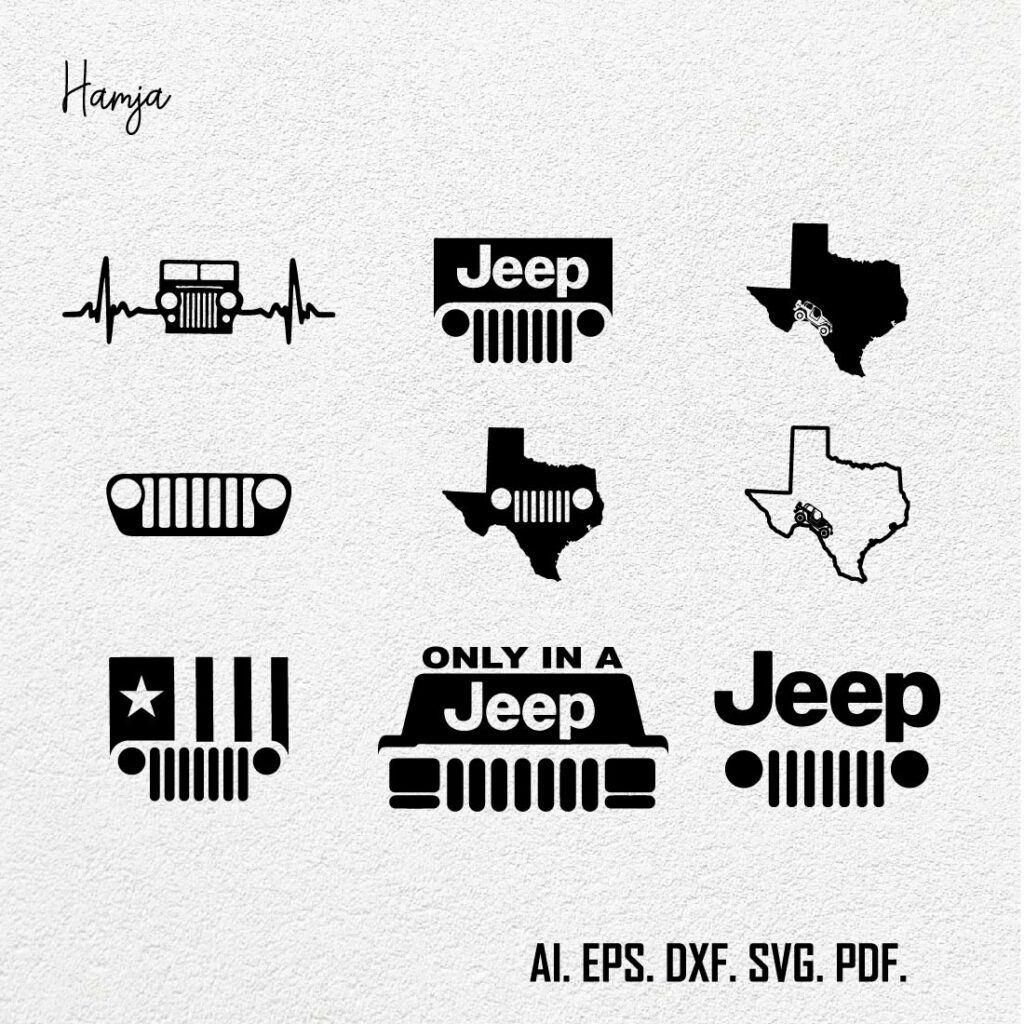 Jeep Logo Bundle Svg, Jeep Svg, Jeep Png, Jeep Vector, Jeep Cricut Svg ...